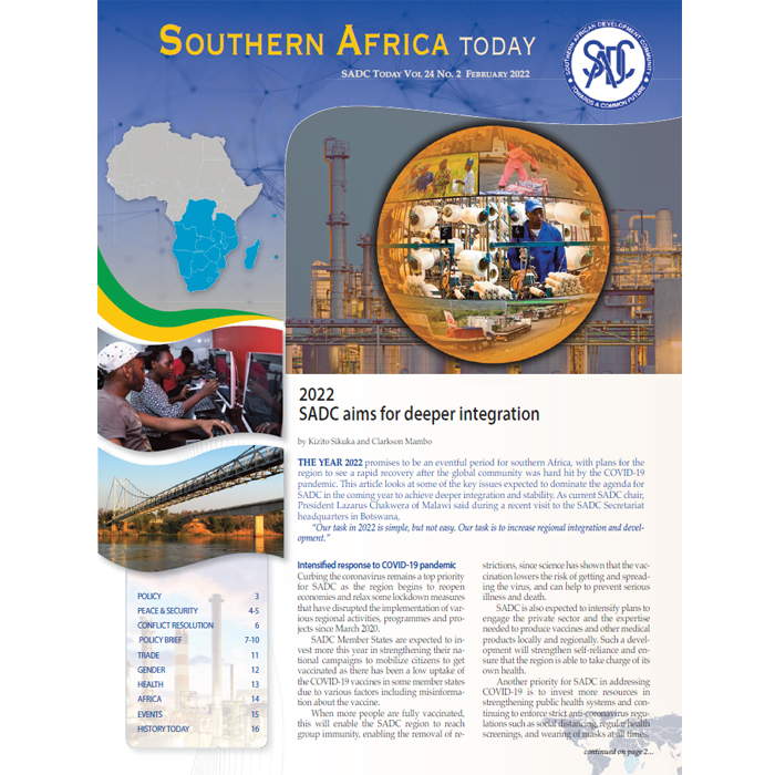SADC on top of security challenges threatening peace and development ...