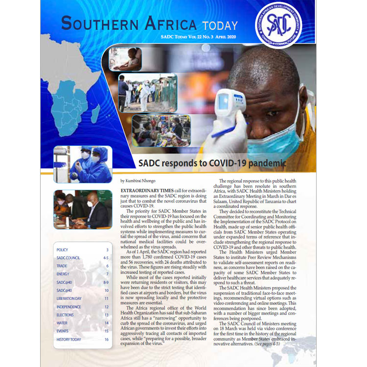 SADC responds to COVID-19 pandemic | Knowledge for Development